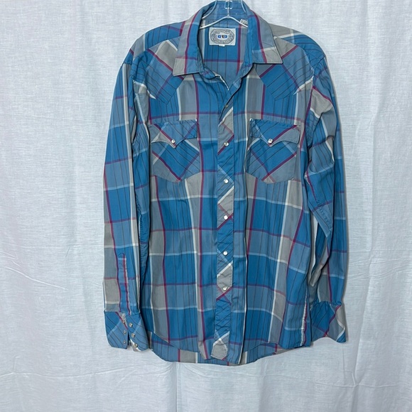 Shirts | Vintage Atb Authentic Western Wear Pearl Snap Western Shirt ...